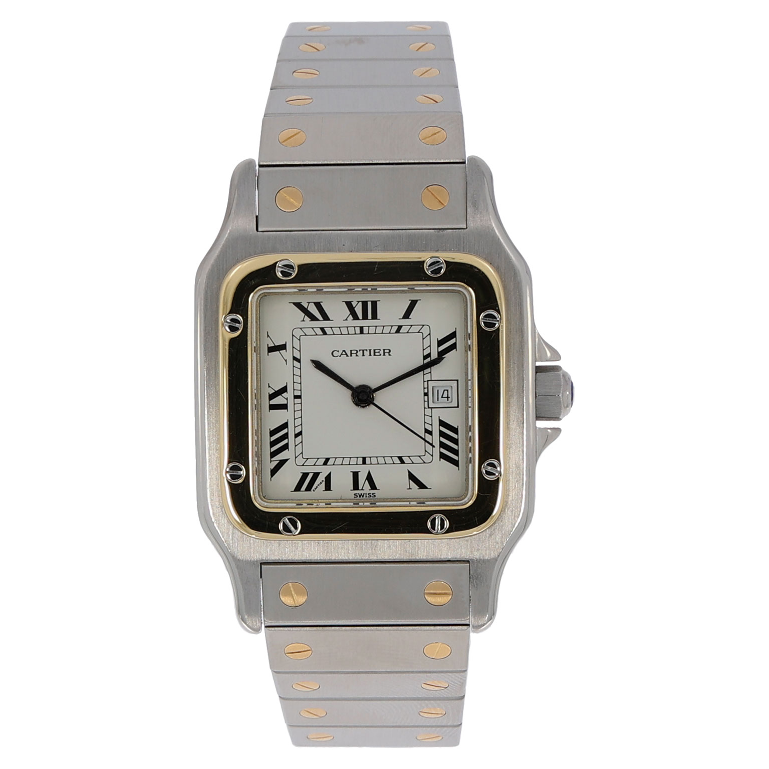 Christian Haeger Juwelier | Cartier Santos Carree Ref. 2961 Steel/Gold ...