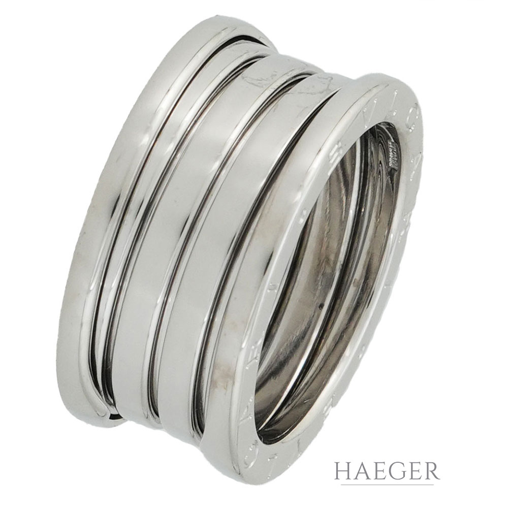 Bulgari B.Zero 3-Band Ring Gr. 55 Weißgold 750/ 18 Karat
