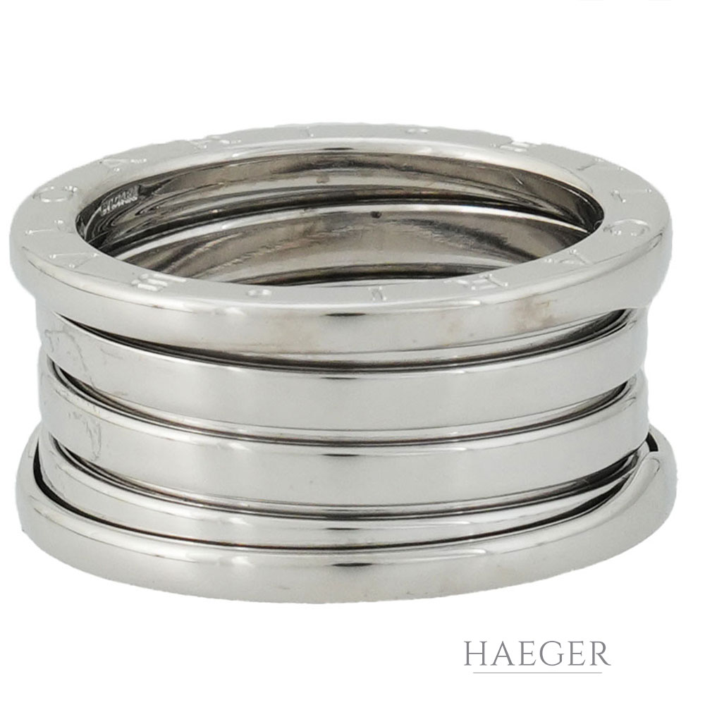 Bulgari B.Zero 3-Band Ring Gr. 55 Weißgold 750/ 18 Karat